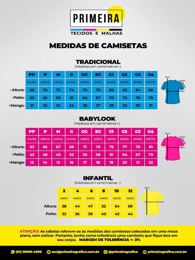 medidas-camisetas_primeira_brasilia | PDF
