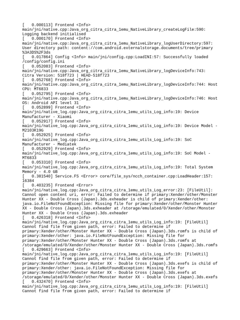 citra_log | PDF | Computing | System Software
