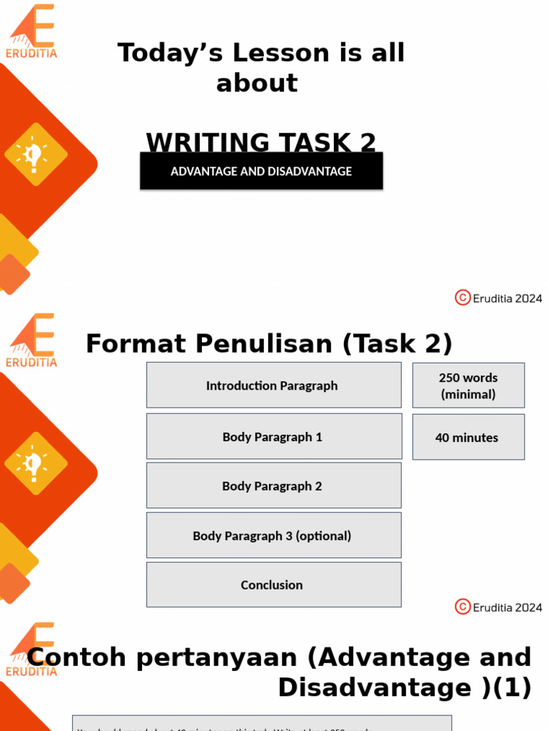 Advantage Disadvantage IELTS Essay Task 2 | PDF | Multilingualism | Foreign Language