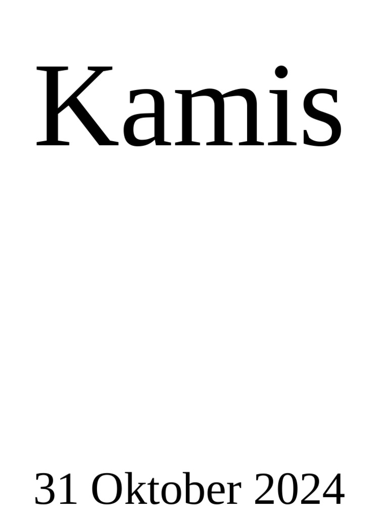 Kamis | PDF