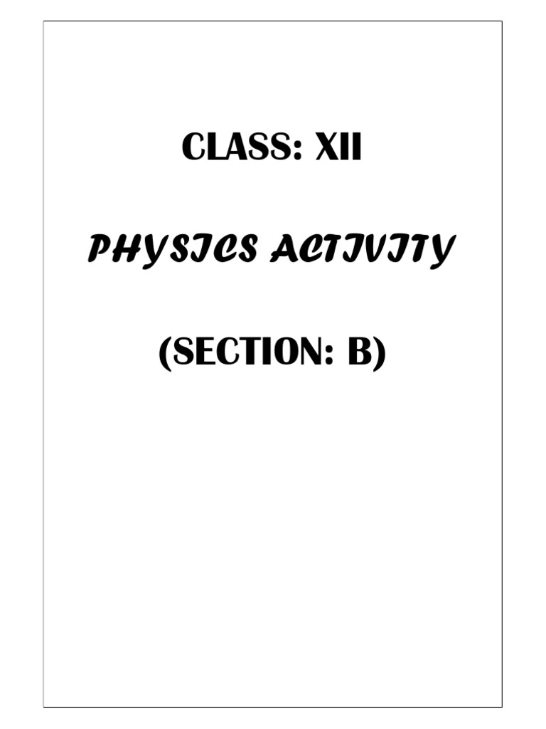 Xii Activity Glass Slab C | PDF