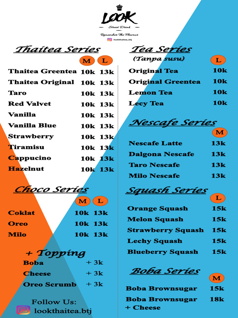Menu Look 2 | PDF