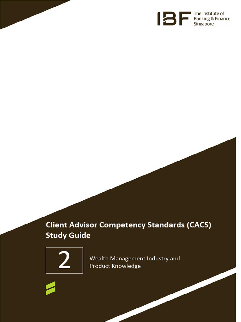 CACS 2 Study Guide V2.3 (Fina) (1 Apr 2024) | PDF | Investment Fund ...