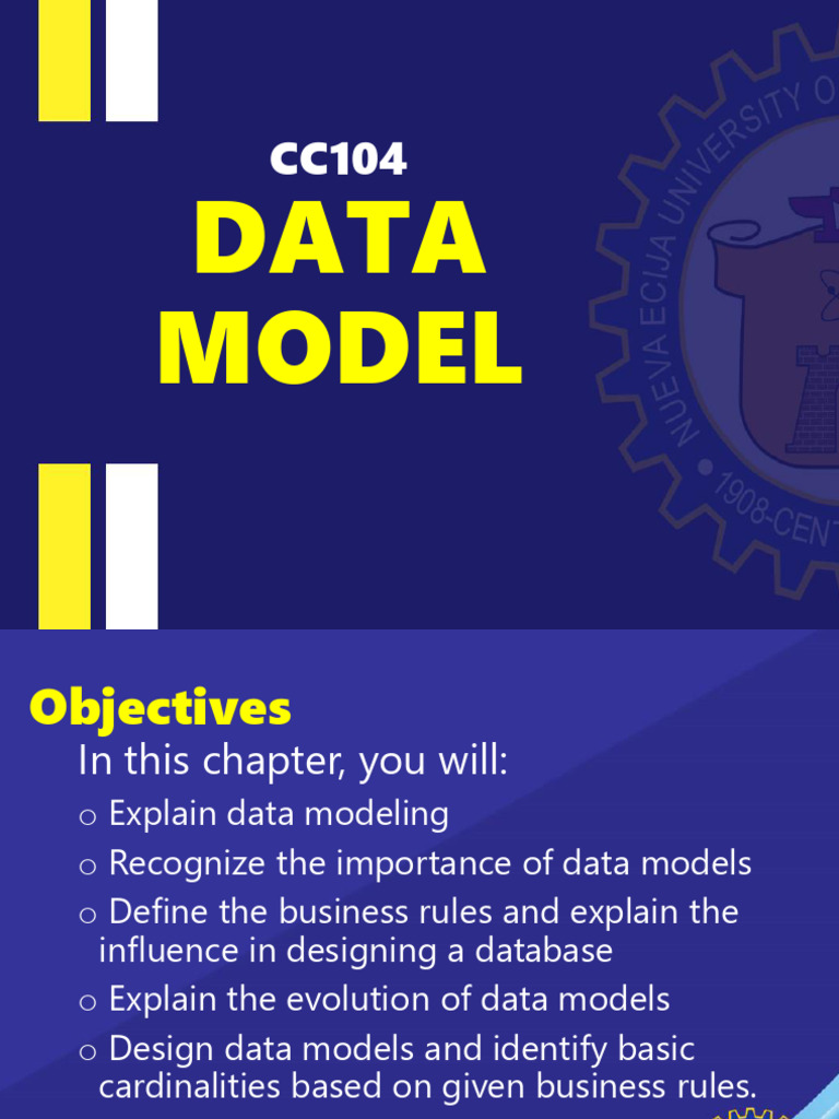 4 CC104 DataMOdel-1 | PDF | Relational Database | Databases