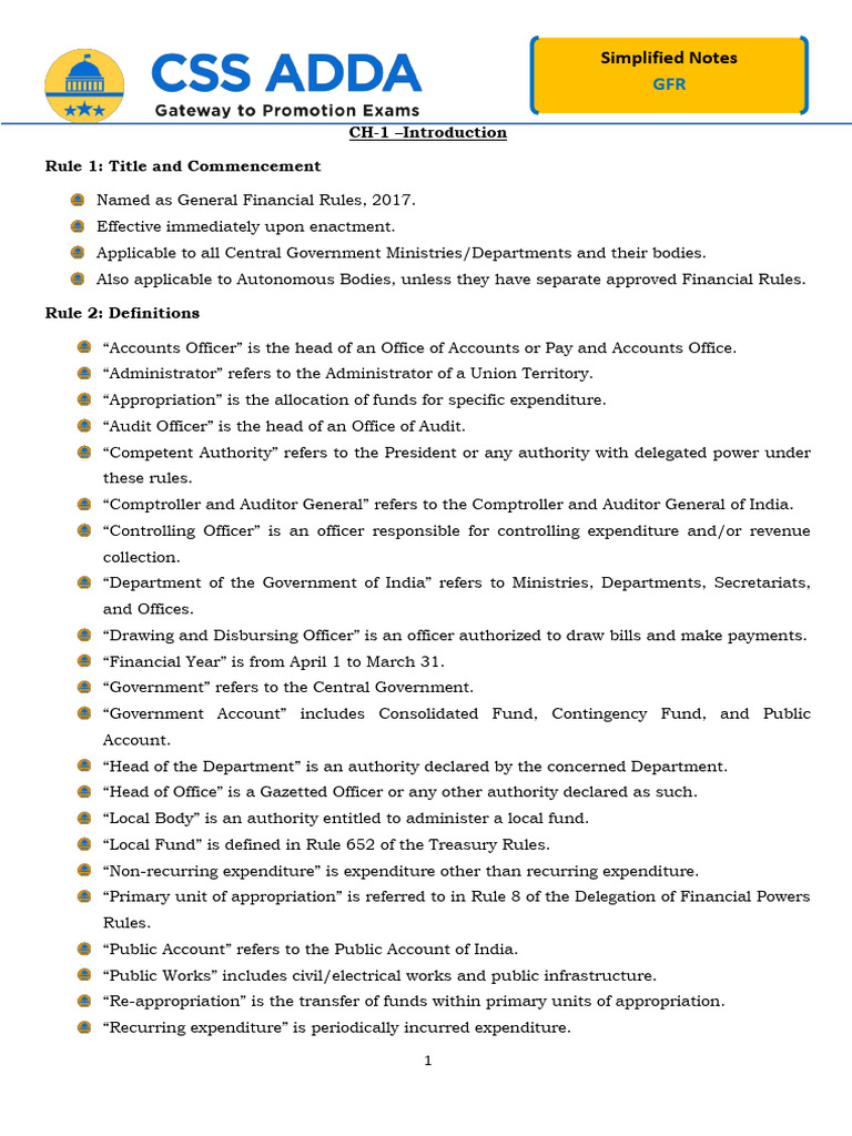 GFR 2 | PDF | Expense | Budget