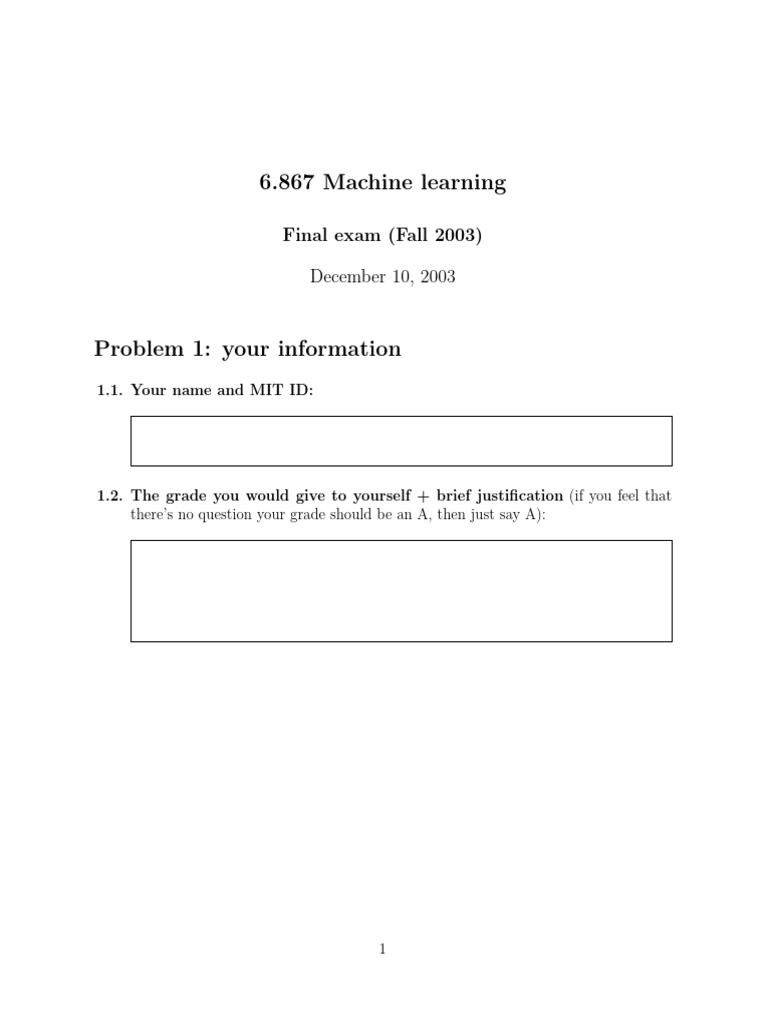 final_f03 | PDF | Statistical Classification | Applied Mathematics