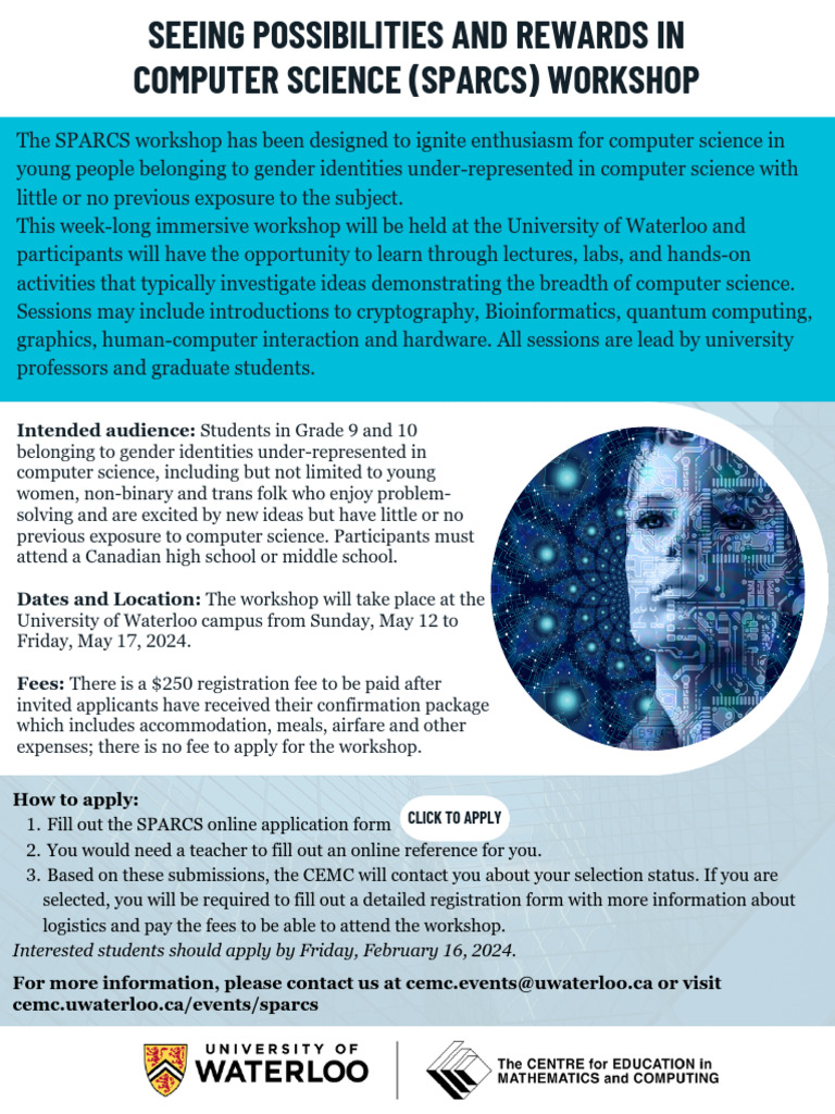 2024 SPARCS Workshop Flyer | PDF | Career & Growth | Computers