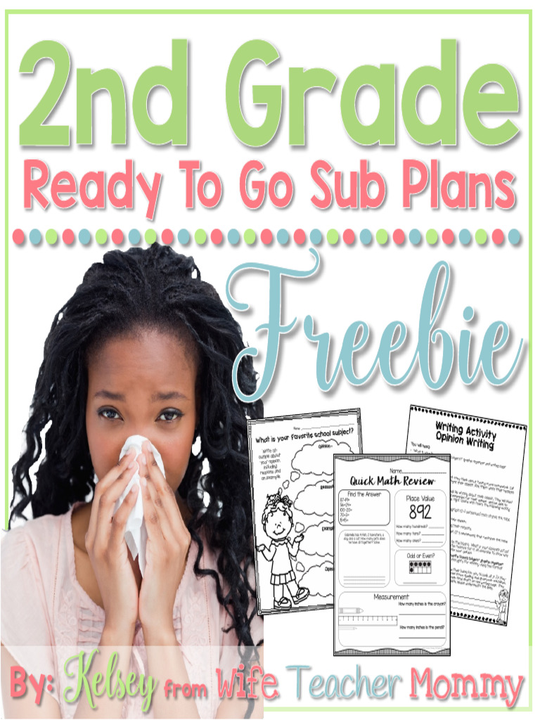 2nd Grade Free Sub Plans | PDF | Drawing