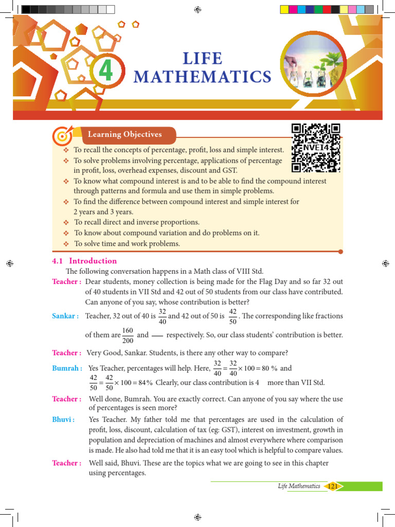 Life Mathematics: Percentages & Applications | PDF | Value Added Tax ...