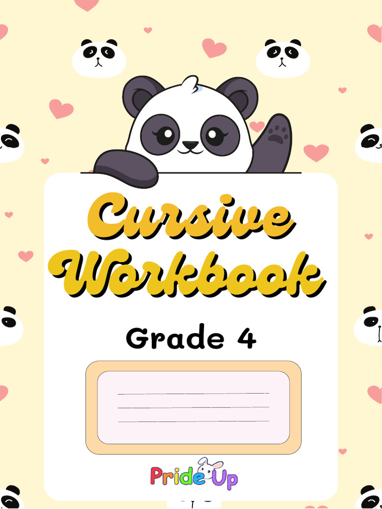 Cursive Writing Workbook for Grade 4 | PDF