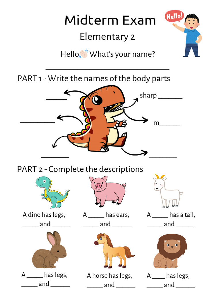 Midterm - Elementary 2 | PDF