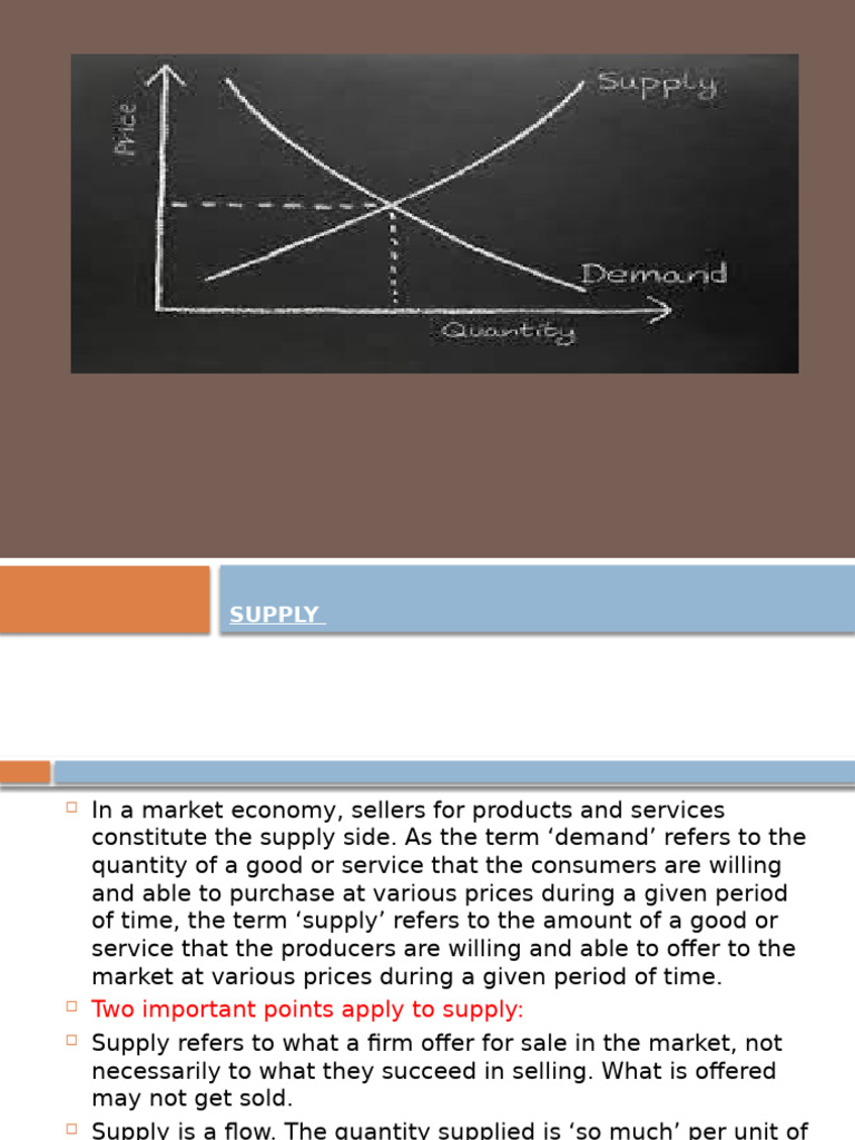 Supply | PDF | Supply (Economics) | Elasticity (Economics)