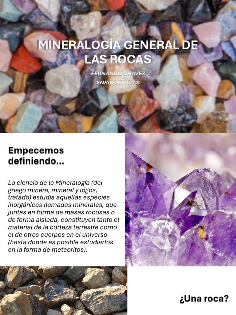 Mineralogía General de Las Rocas | PDF