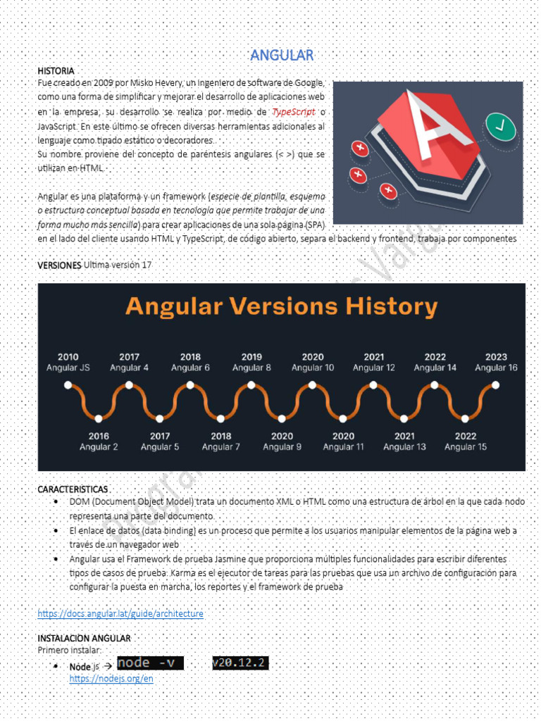 TEORIA Angular1 | PDF | Modelo de objeto de documento | Software