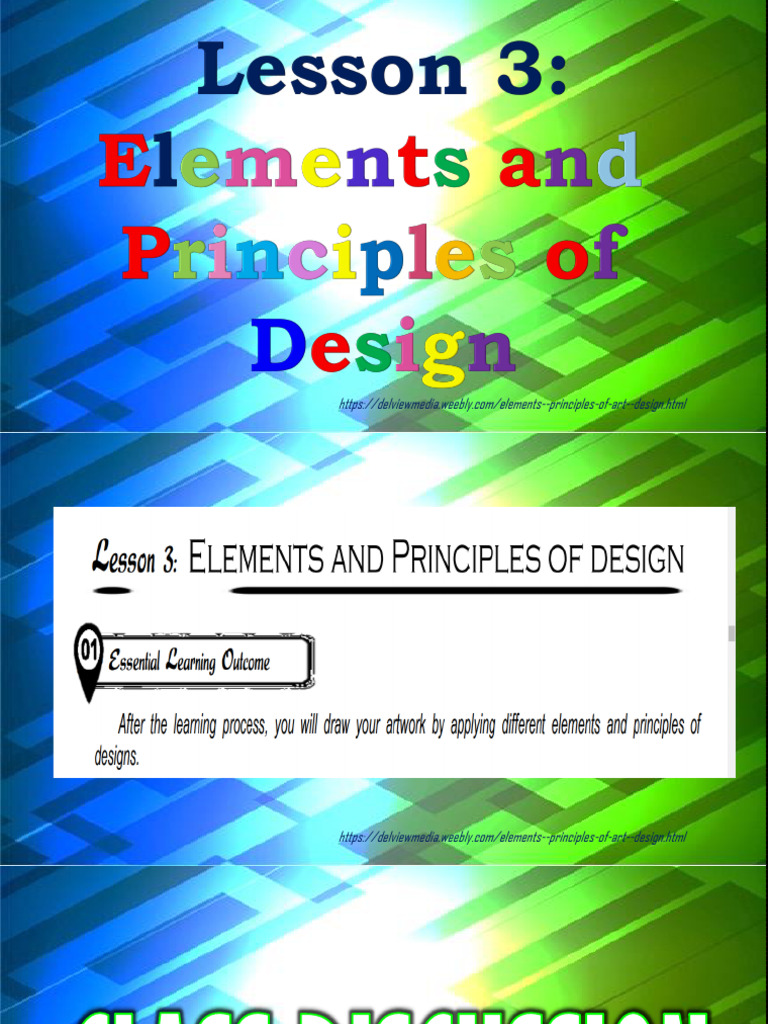 Elements and Principles of Art Design | PDF