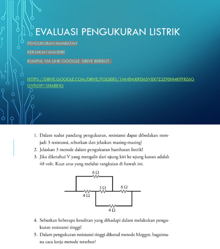 Evaluasi Pengukuran Hambatan | PDF