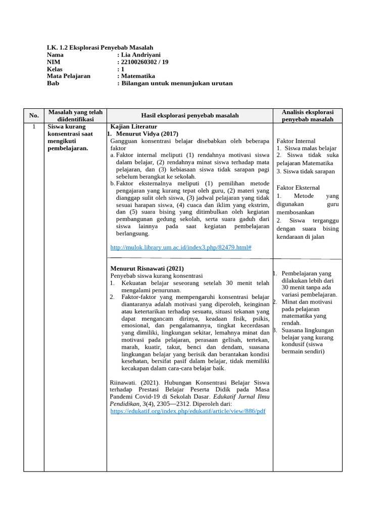 2 Mentahan LK 1.2 | PDF