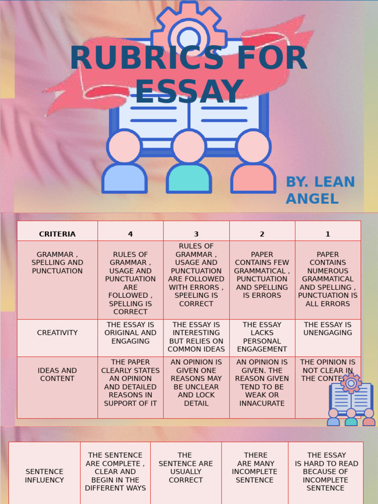Rubrics For Essay | PDF