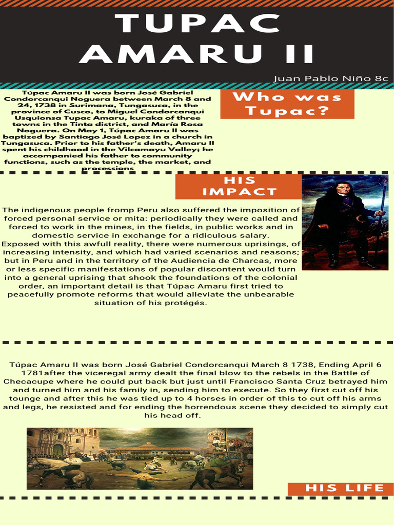 Tupac Amaru | PDF | Latin America | Spanish Colonization Of The Americas