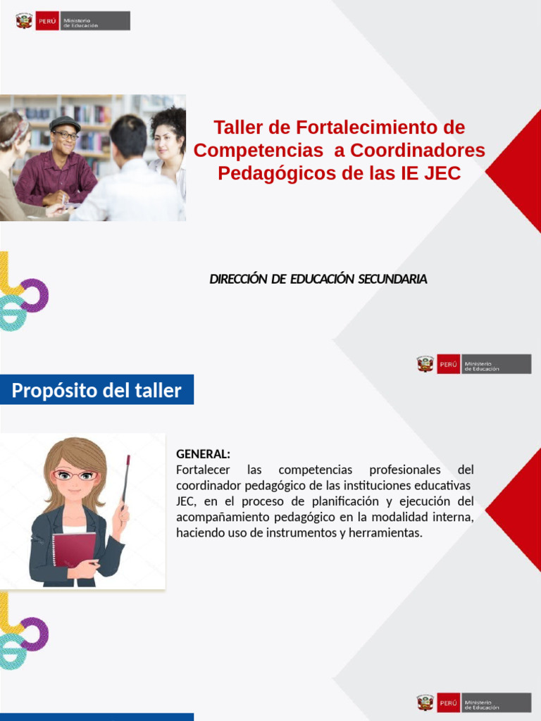 Taller PPT CP IE JEC-FINAL | PDF | Pedagogía | Maestros