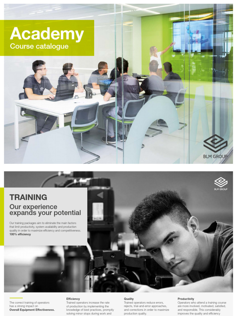 BLM Group Training Course Overview | PDF | Machines | User Interface