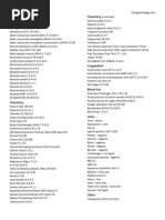 Lab Sheet Template | PDF | Medical Specialties | Clinical Medicine