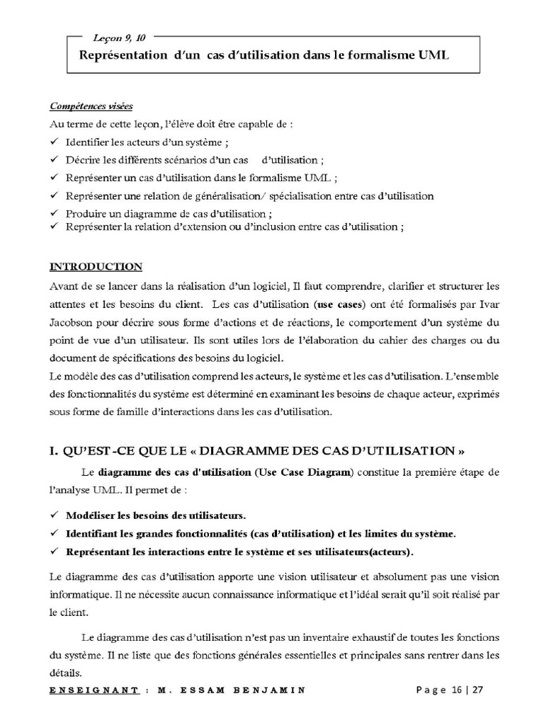 Diagramme de Cas D'utilisation | PDF