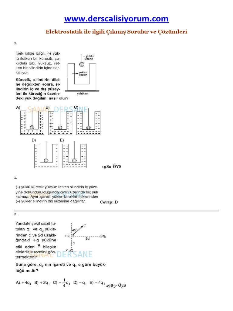 Elektrostatik | PDF