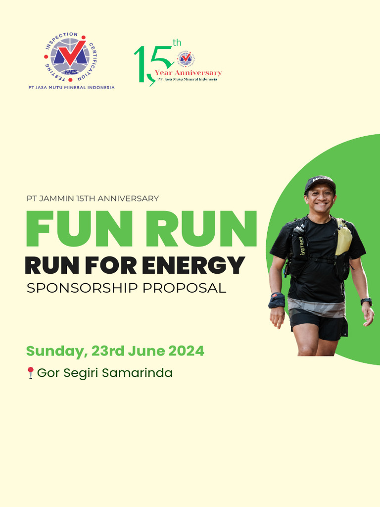 Proposal Sponsor Fun Run Jammin 2024 | PDF