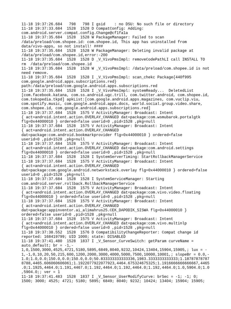 Log | PDF | Data Management | Operating System Families