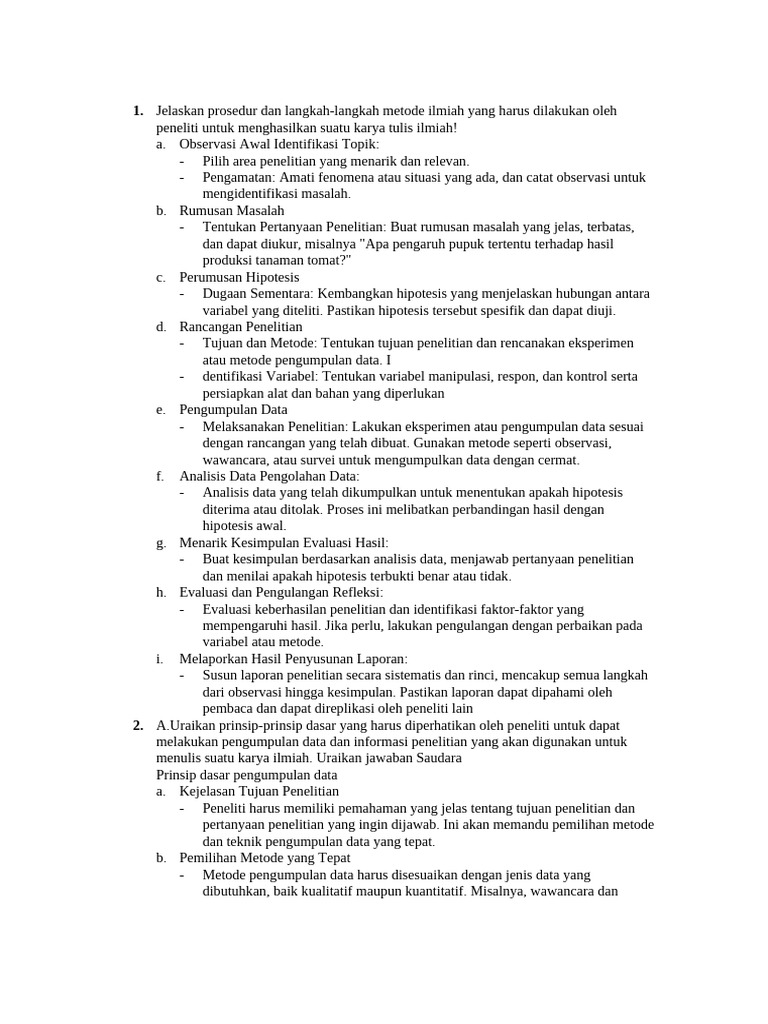 Tugas - 1 - Bayu Aji Pratama - 042966412 - Teknik Penulisan Ilmiah | PDF