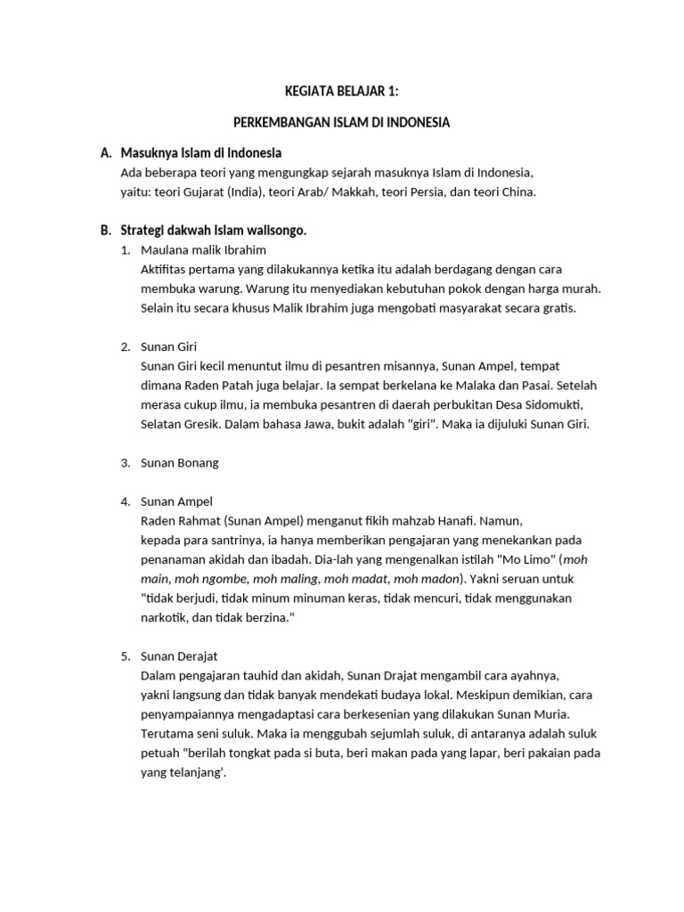 Kegiata Belajar 3 | PDF | Sejarah