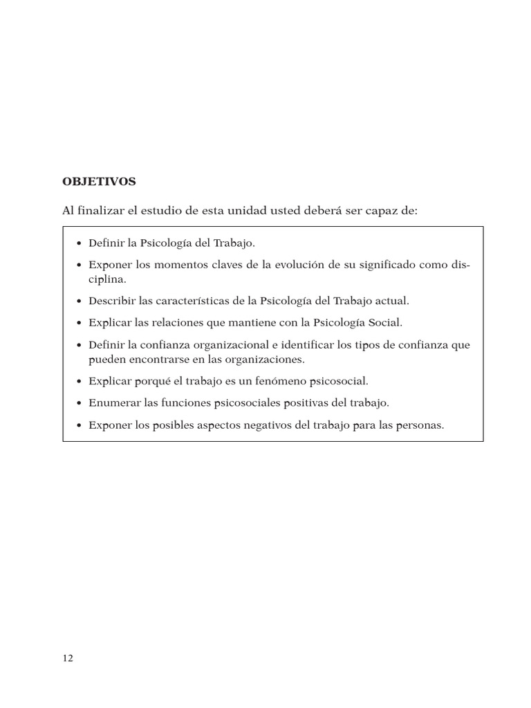 Psicología Del Trabajo | PDF | Sicología | Psicología industrial y organizacional