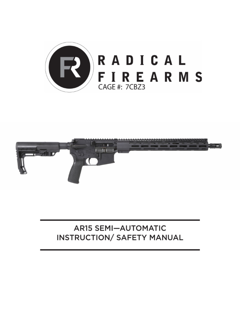 Ar15 Semi-Automatic Instruction/ Safety Manual | PDF | Trigger ...