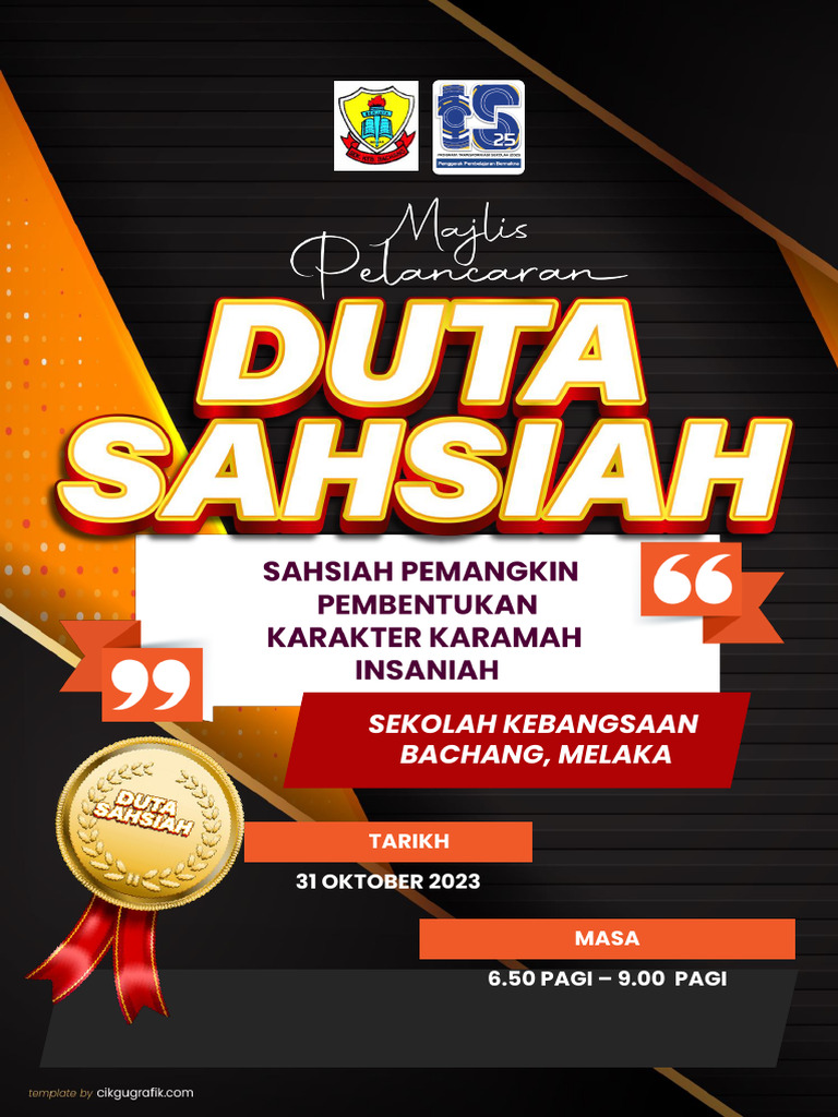 Buku Program Duta Sahsiah 2023 | PDF