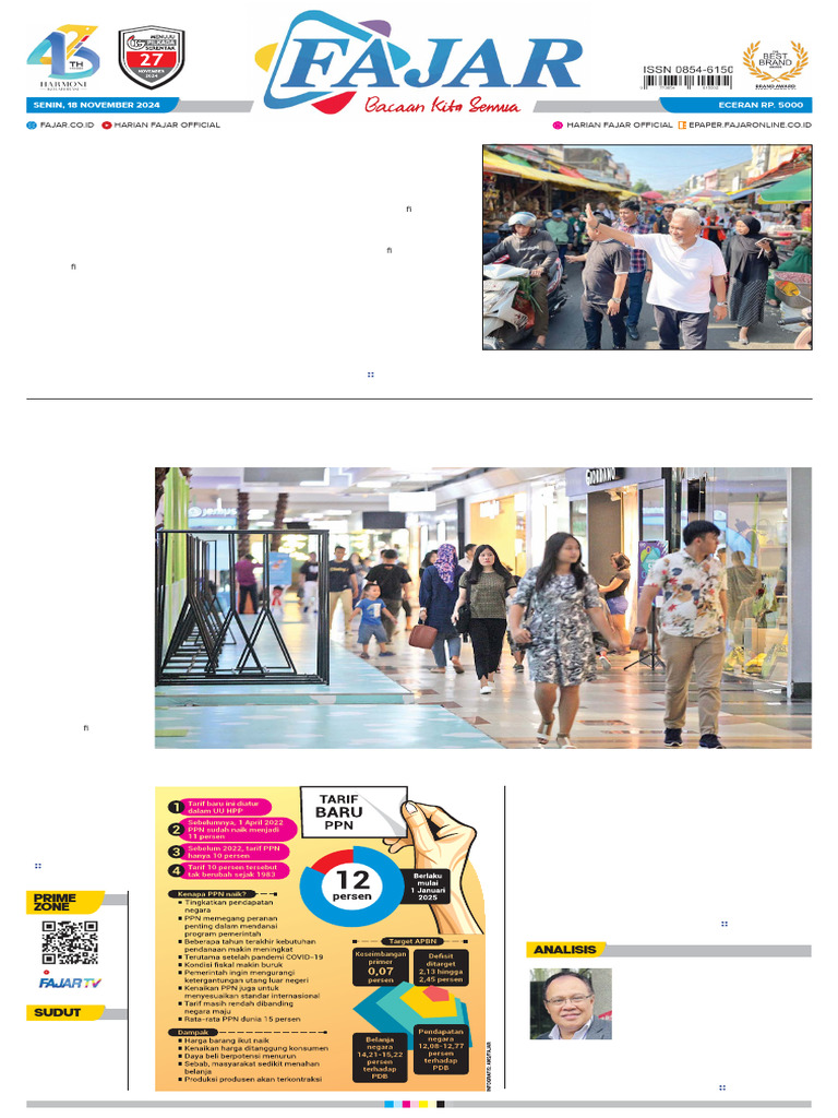 E-Paper Harian Fajar 181124 | PDF
