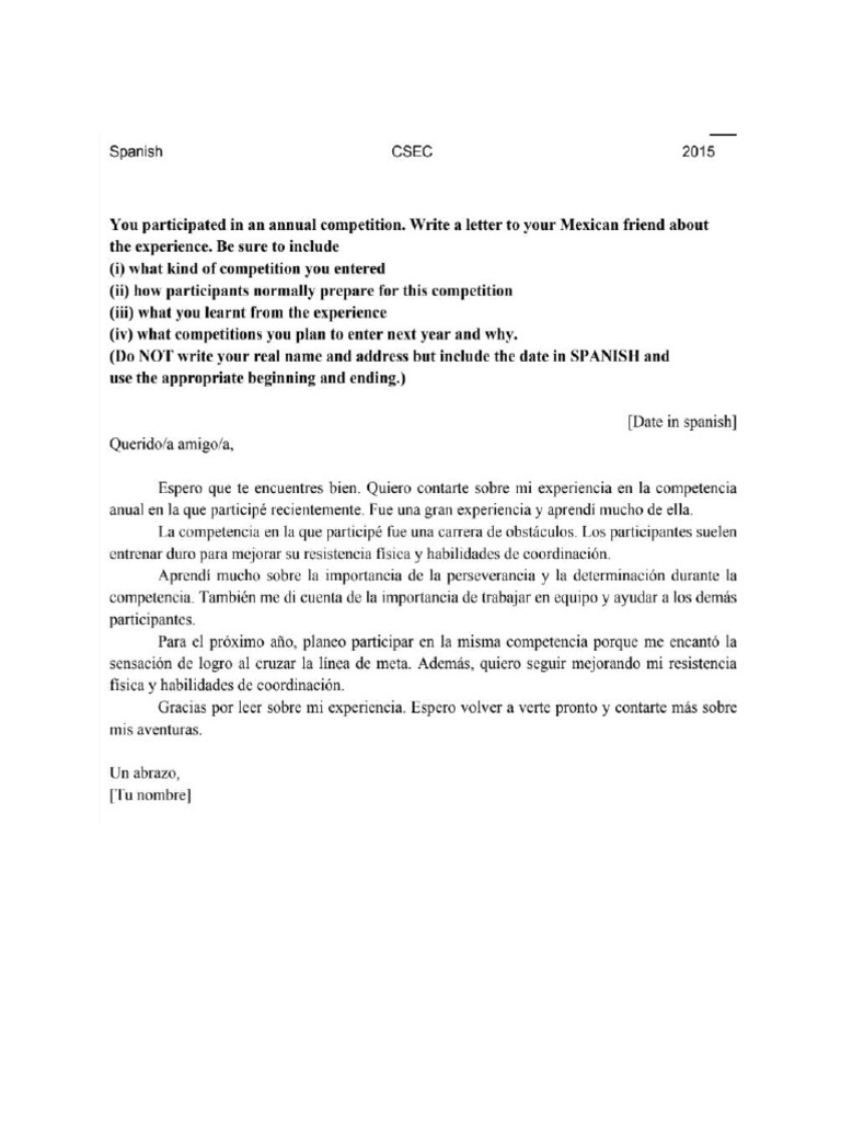 Sample Letters | PDF