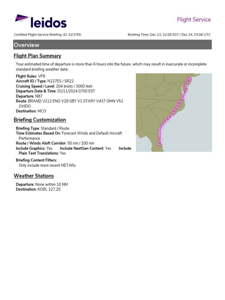 N227es N87 Az37e6 | PDF | Atmospheric Pressure | Instrument Flight Rules