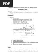 Method of Benkelman Beam Deflection Test | PDF | Lane | Road Surface