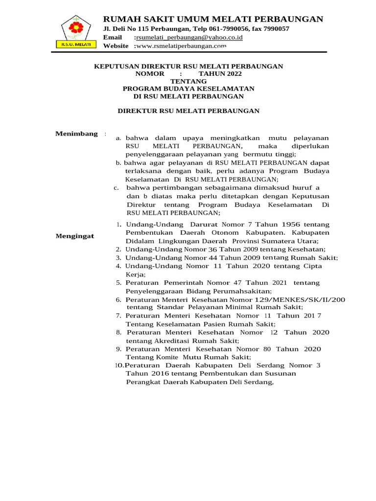 PMKP 10 Ep 2 Program - Budaya - Keselamatan | PDF