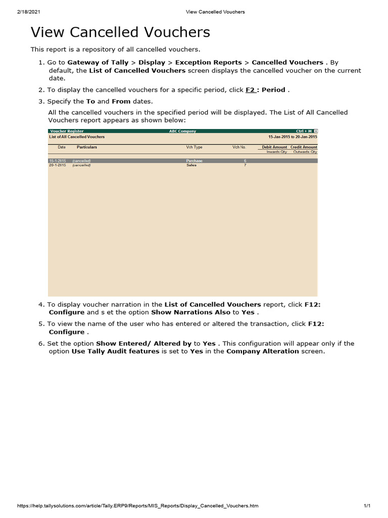 View Cancelled Vouchers | PDF | Finance & Money Management | Law