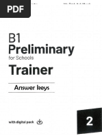 Workbook Answer Key - Complete Preliminary For Schools | PDF