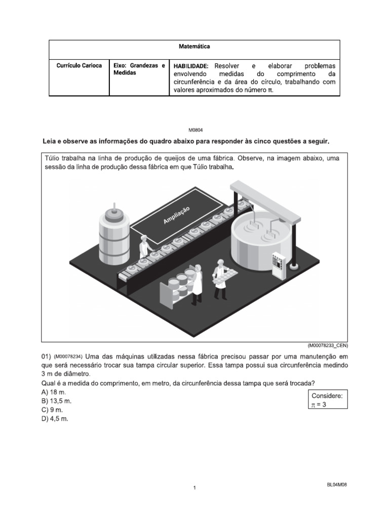 PROVA RIO Simulado 8º Ano | PDF