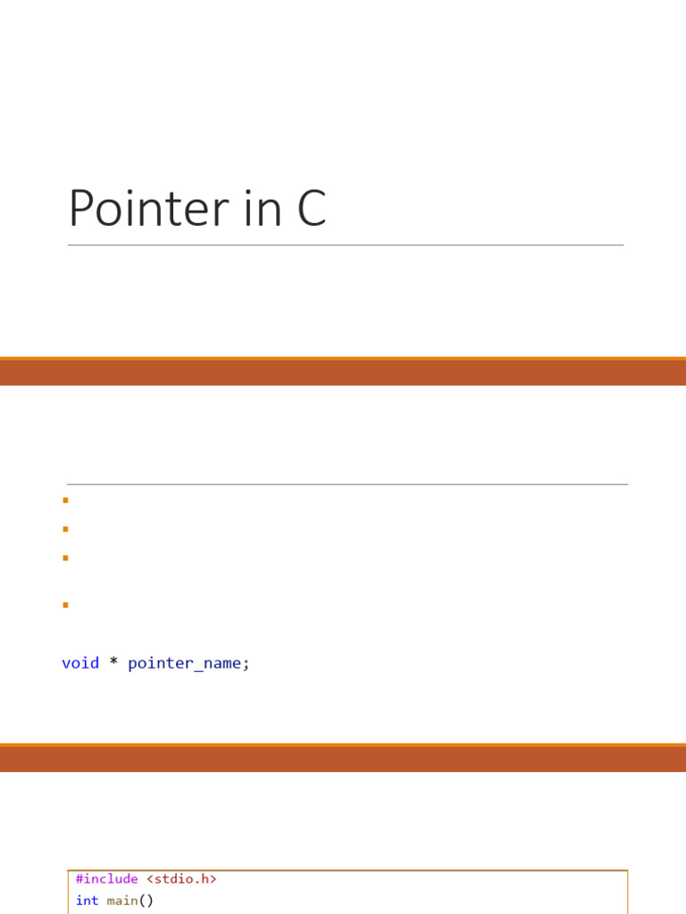 Pointers inC | PDF | Pointer (Computer Programming) | Parameter (Computer Programming)