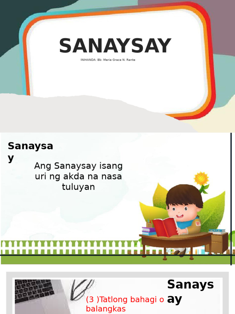 SANAYSAY | PDF