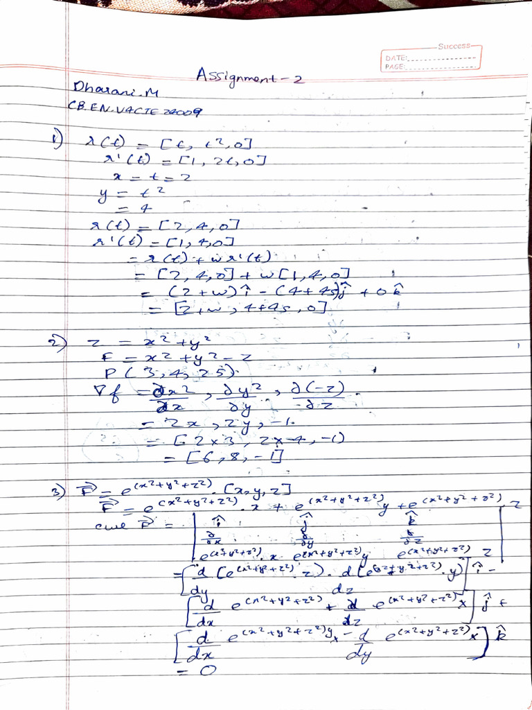 Maths Assignment 2 | PDF