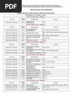 RTU 5th Sem Exam Time Table 2024-25 | PDF | Academic Term | Engineering