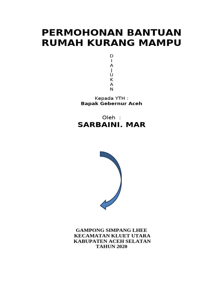 Proposal Rumah | PDF