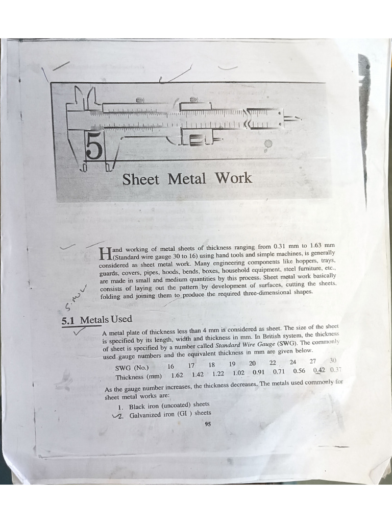 Sheet Metal Work | PDF