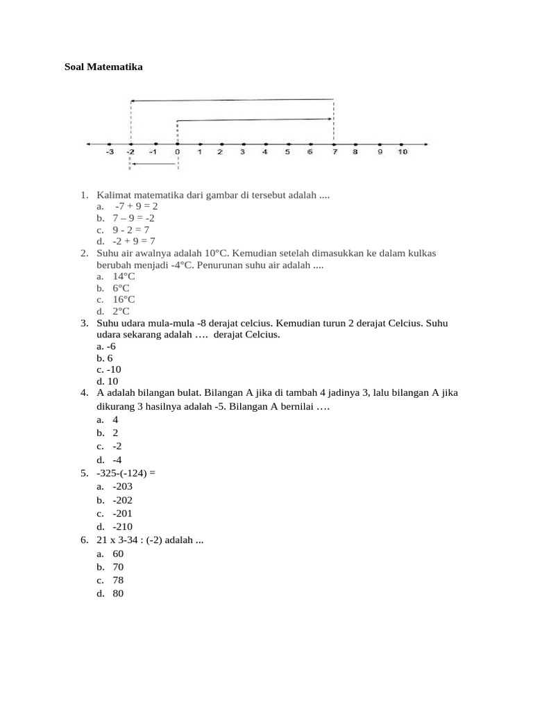 Latihan Soal MTK Abid | PDF